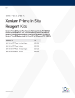 Xenium Prime Panels Safety Data Sheets | Official 10x Genomics Support