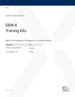 GEM-X Training Kits Safety Data Sheets - 10x Genomics